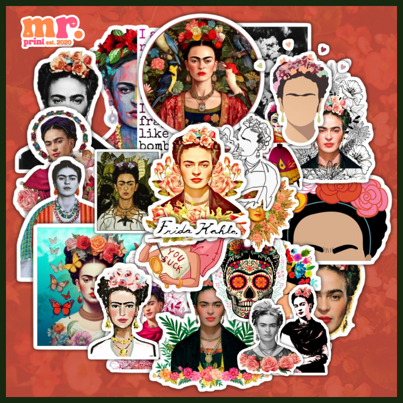FRIDA KAHLO VOL 1 STICKERS PAINTER WATERPROOF STICKERS FOR LAPTOP ...