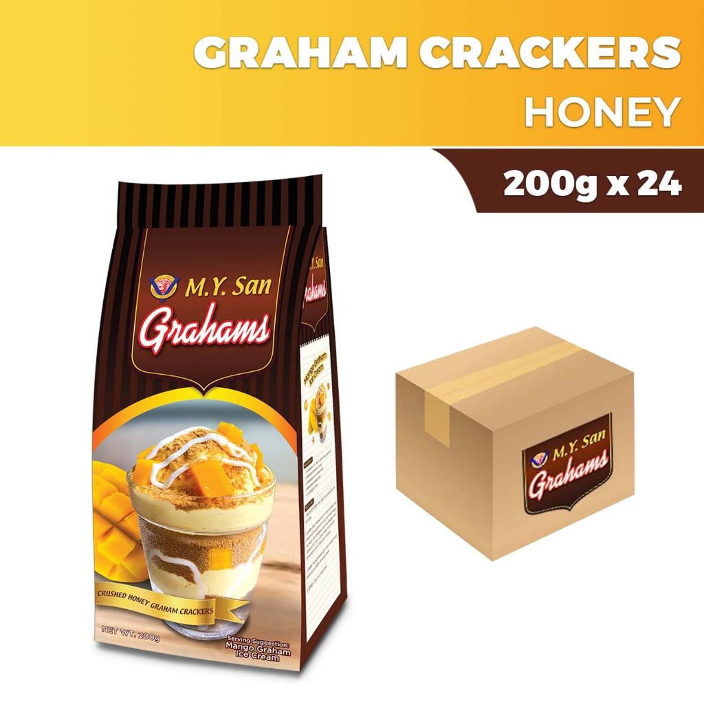 MY San Graham Crushed Honey 200g x24 | Shopee Philippines