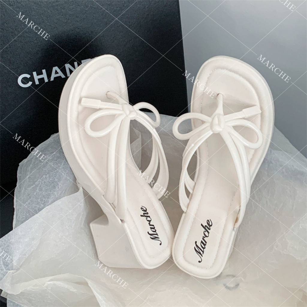 Marche 2024 Women's Fashion Casual 7CM High Heeled Sandals Open Toe ...