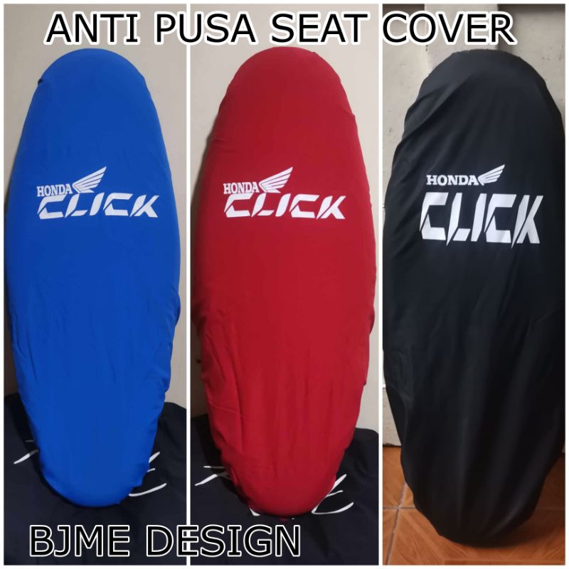 HONDA CLICK 125/150/160 RED/BLU/BLK ANTI PUSA SEAT COVER WATER PROOF 2 ...