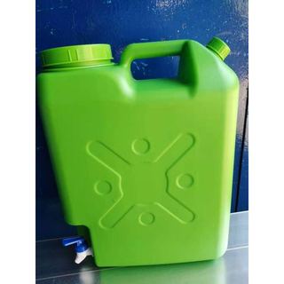 5 Gallon Slim Water Container With Rotary Faucet Water Container for ...