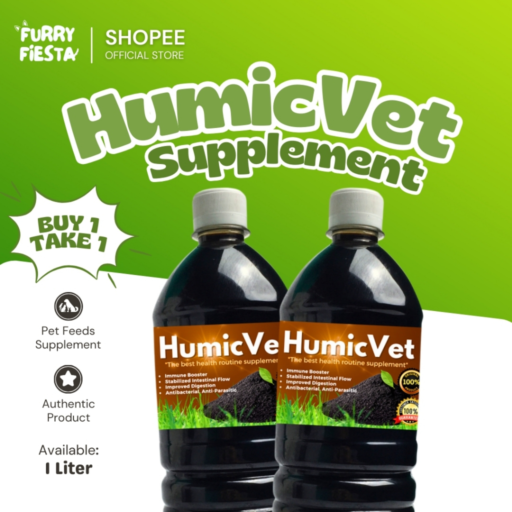 Humicvet 1 Liter BUY 1 TAKE 1 Liquid Supplement for All Pets And ...