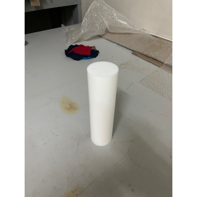 PTFE Teflon White Rod 60mm dia. x 200mm L High Performance Engineering ...