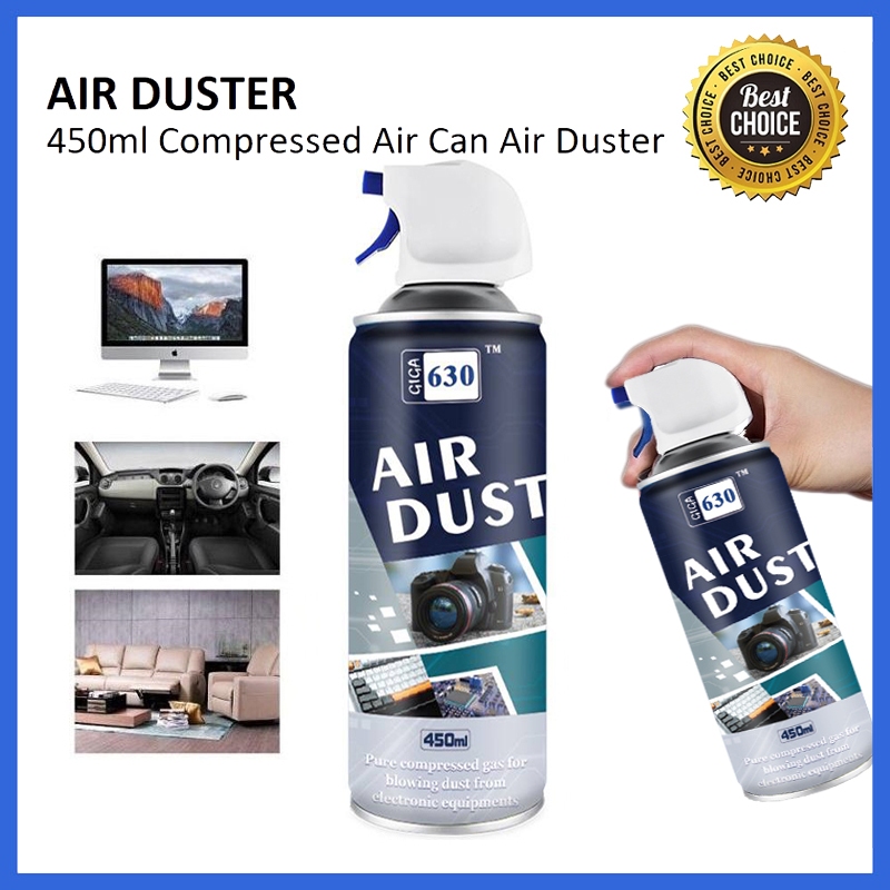 Giga 450ml Compressed Air Can Air Duster for PC Laptop Computers ...