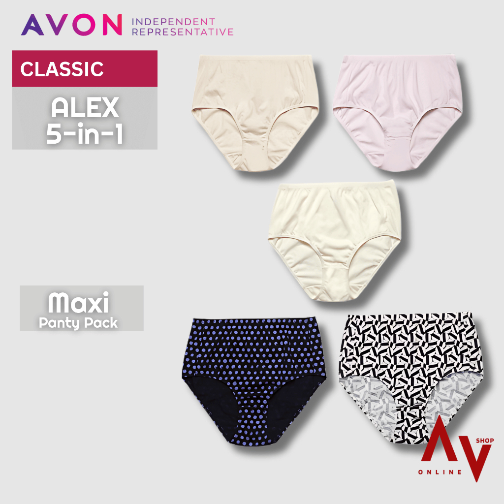 Avon Alex 5in1 Maxi Panty Pack | Shopee Philippines