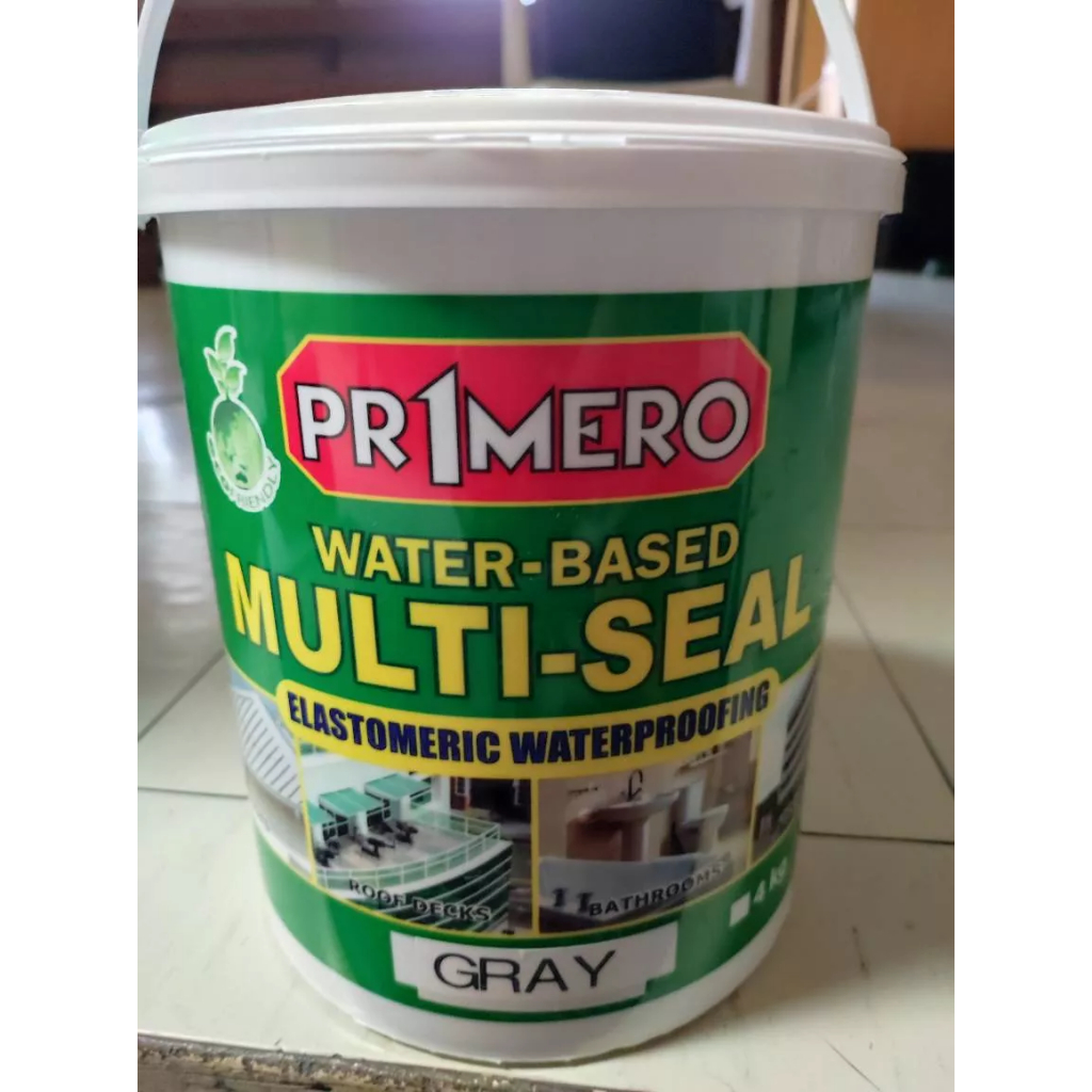 Primero Multiseal Elastomeric Waterproofing 600g 4kg | Shopee Philippines