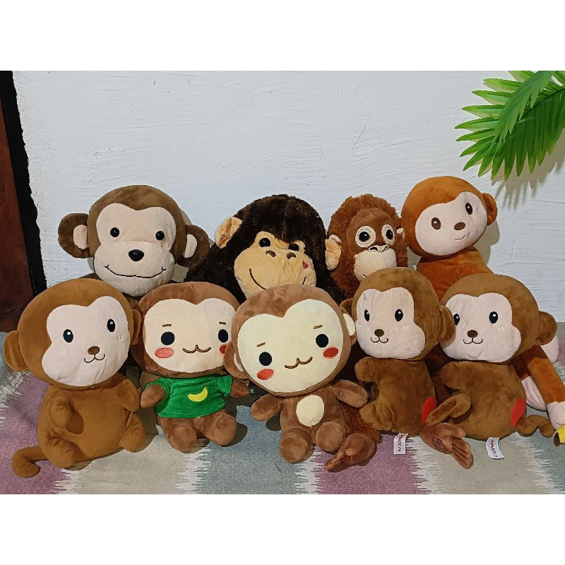 MONKEY STUFFED TOYS, | Shopee Philippines