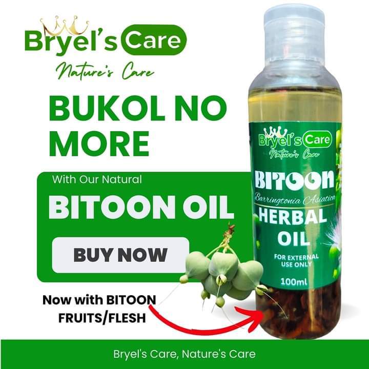 BRYELS CARE 100ml BITOON OIL NOW WITH BITOON FRUITS/FLESH 100ML/HERBAL ...