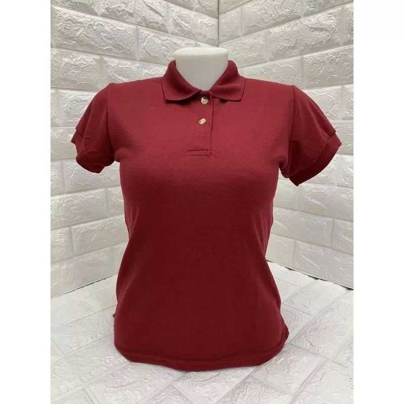 Ladies' Classic Honeycomb Plain Polo Shirt with Side Slit (fits only up ...