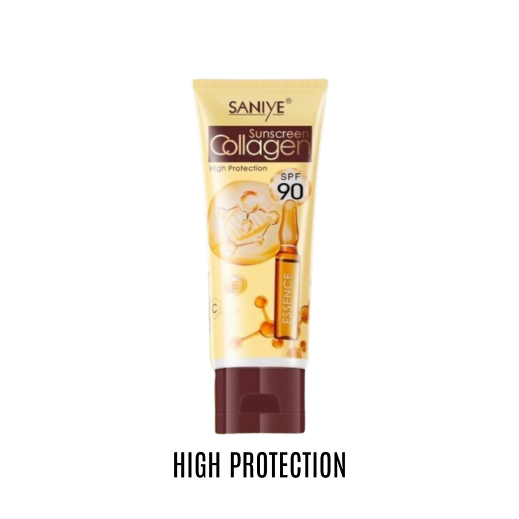 Saniye Collagen Sunscreen SPF 90 Whitening Sun Protection Face Sunscreen Moisturize Skin ...