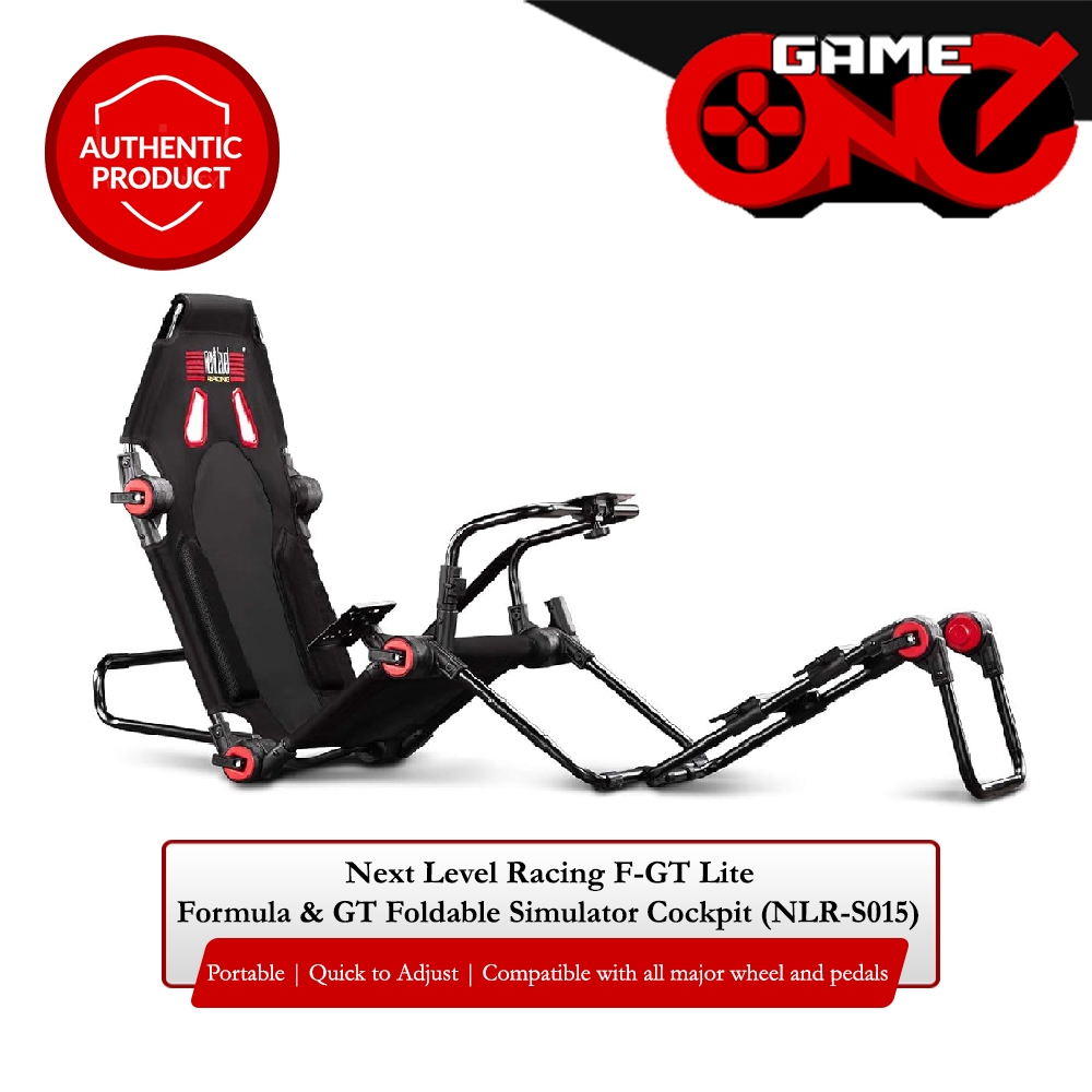 Next Level Racing F-GT Lite Formula & GT Foldable Simulator Cockpit ...