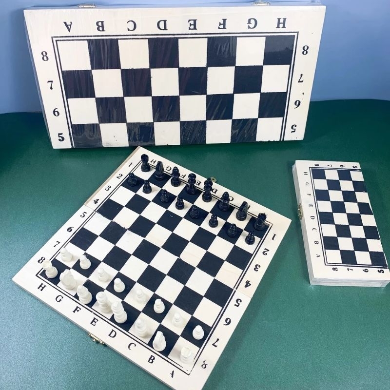 wooden board dama chess game for learning Shopee Philippines