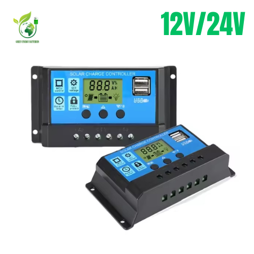 YJSS SOLAR CHARGE CONTROLLER 10A 20A 30A 40A 50A 60A PWM 12V/24V. | Shopee Philippines