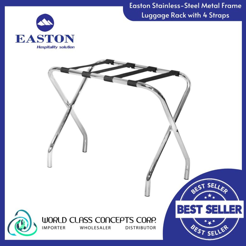 Easton Stainless Steel Luggage Rack Travel Luggage Travel Rack | Shopee ...