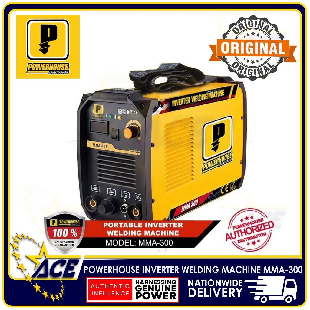 Powerhouse Portable Inverter Welding Machine (MMA 300-INVERTER ...