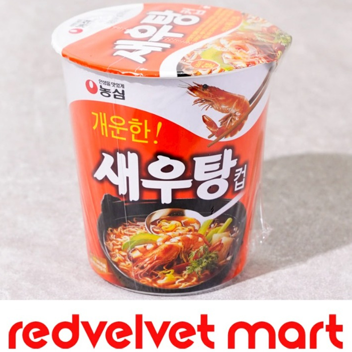 NONGSHIM SHRIMP RAMEN 67G S-CUP NOODLES ( SAEUTANG RAMYUN ) | Shopee ...