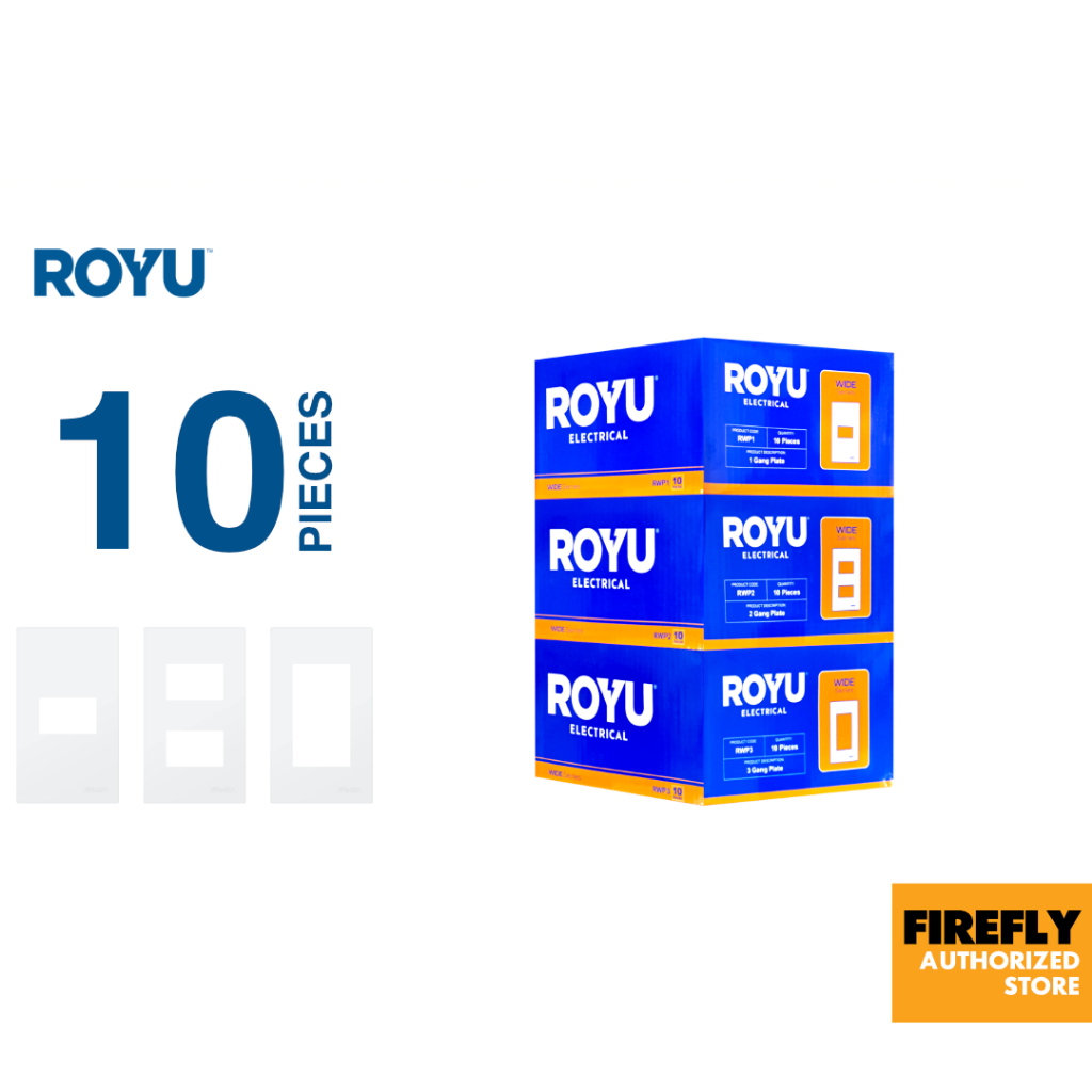 10pcs or 1 Box Royu Wide Series Plates | Shopee Philippines
