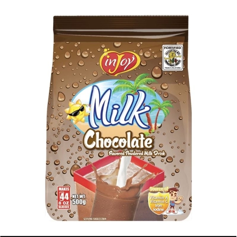 injoy powder chocolate melon buko juice drink 500g | Shopee Philippines