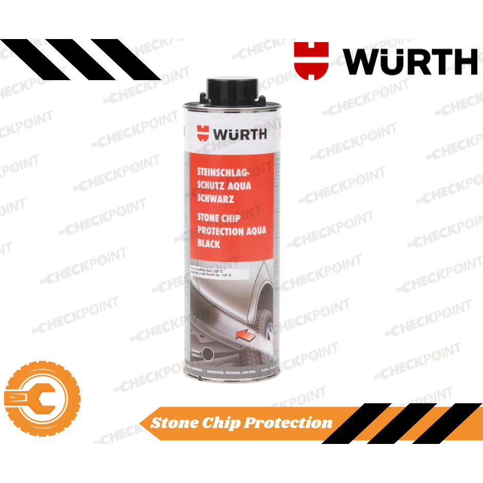 WURTH Stone Chip and Underbody Protection Black Undercoat 1 Liter ...