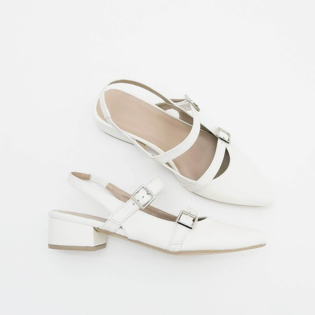 Aztrid Genya Two Strap Women Pointed Block Heels | Shopee Philippines