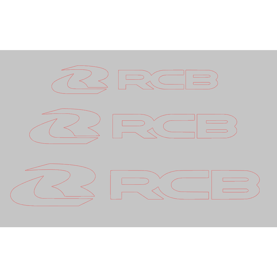 RCB Racing Boy Decal Sticker | Shopee Philippines