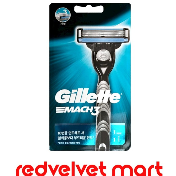 GILLETTE MACH3 RAZOR HANDLE WITH 1 BLADE REFILL | Shopee Philippines