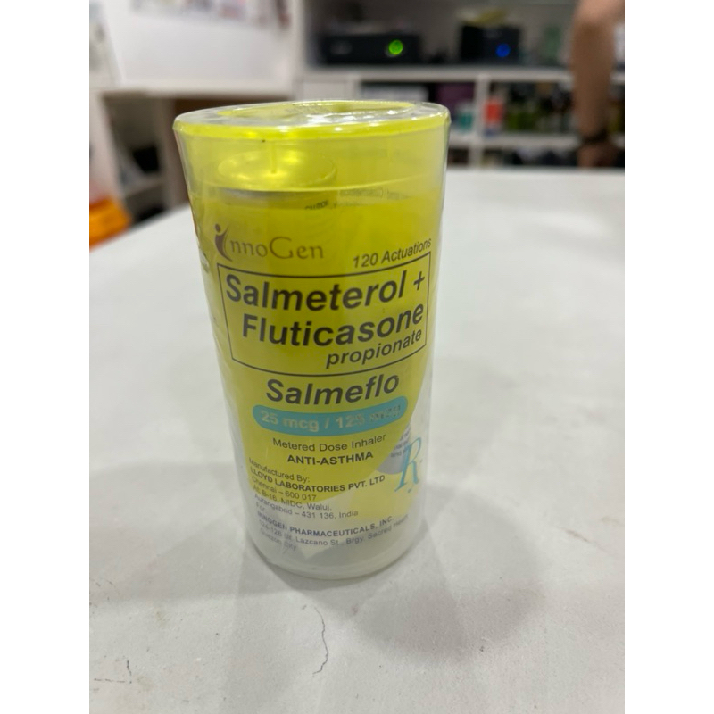 Salmeflo or seroflo fluticasone proprionate plus salmeterol 50mcg ...