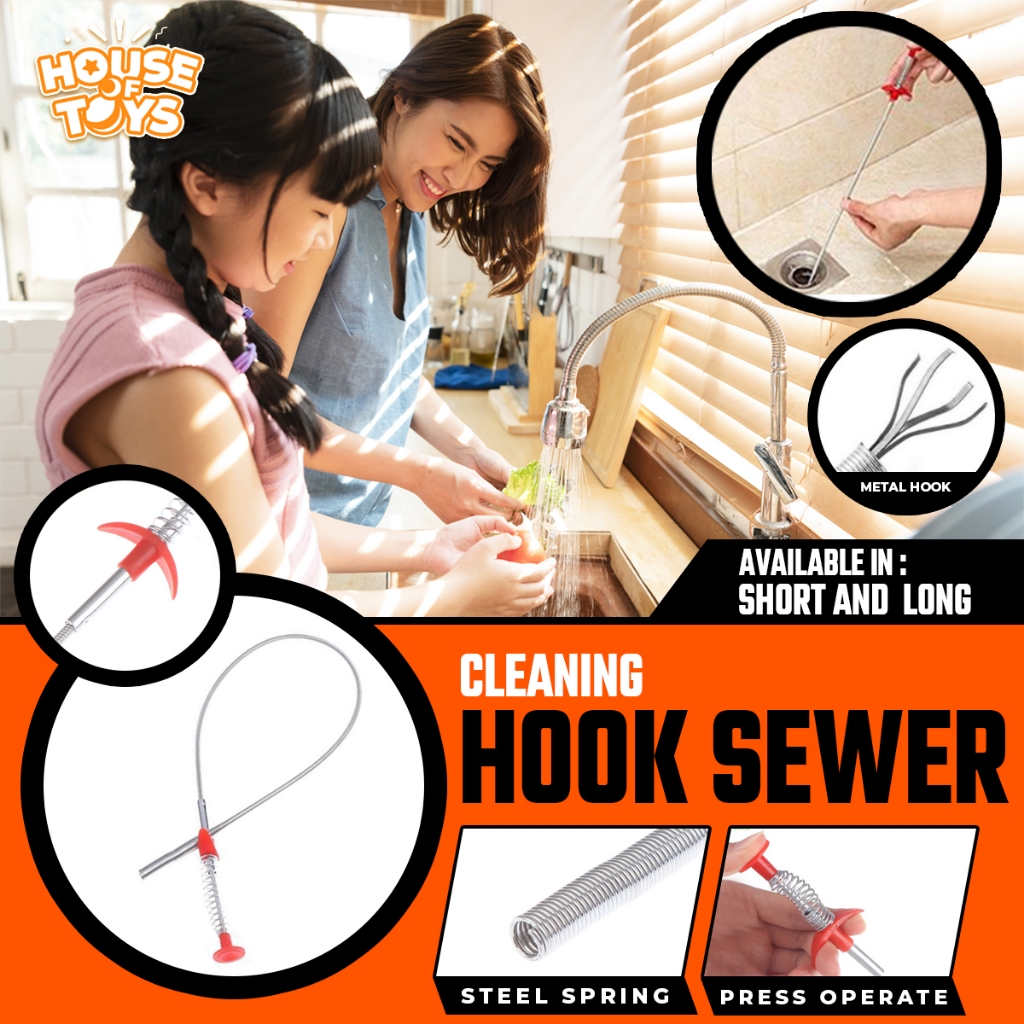 Fantastic Strip Metal Hand Kitchen Sink Cleaning Hook Sewer Dredging ...