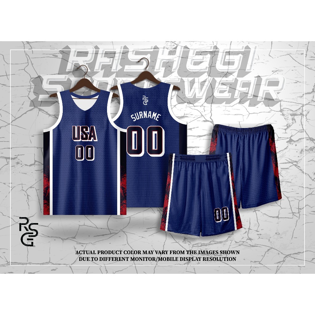 2024 RSG Customized Jersey Full Sublimation Usa 23-24 | Shopee Philippines