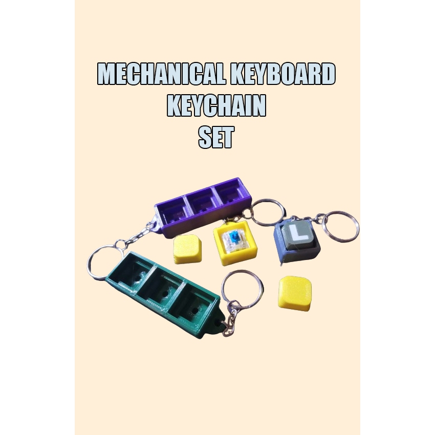 Blank Keycap Mechanical Keyboard Keychain tester keychain | Shopee ...