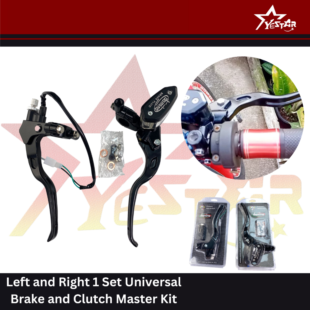 Yestar Racing Left and Right 1 Set Universal Brake and Clutch Master ...