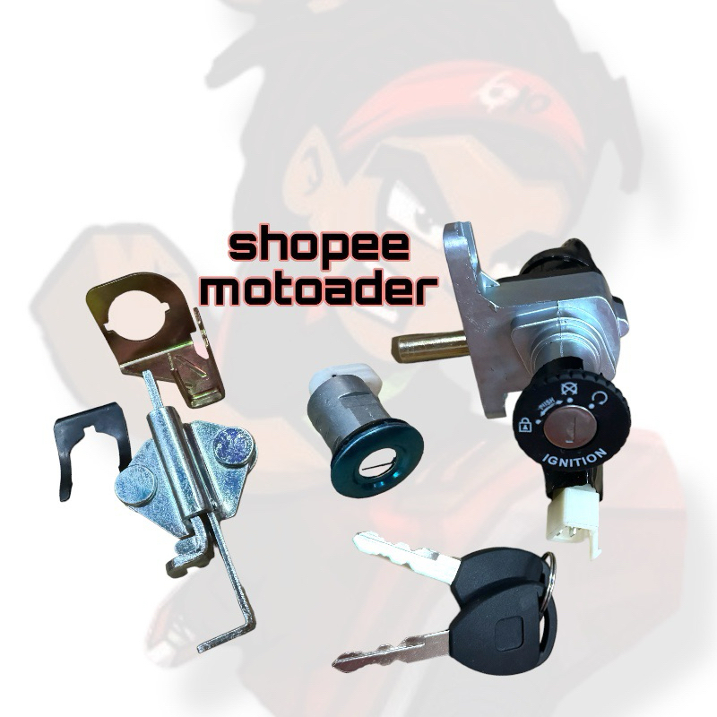 Rusi passion ignition swtich set ignition key rusi passion | Shopee ...
