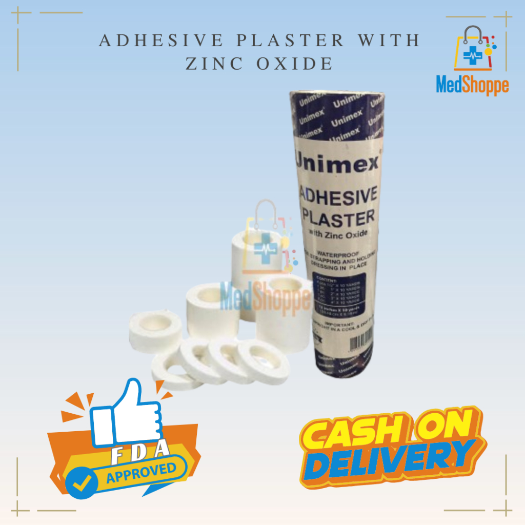 Adhesive Plaster with Zinc Oxide UNIMEX | Shopee Philippines