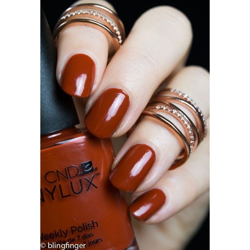 COD! CND VINYLUX WEEKLY POLISH-BOUGHT IN US! Brick Knit | Shopee ...
