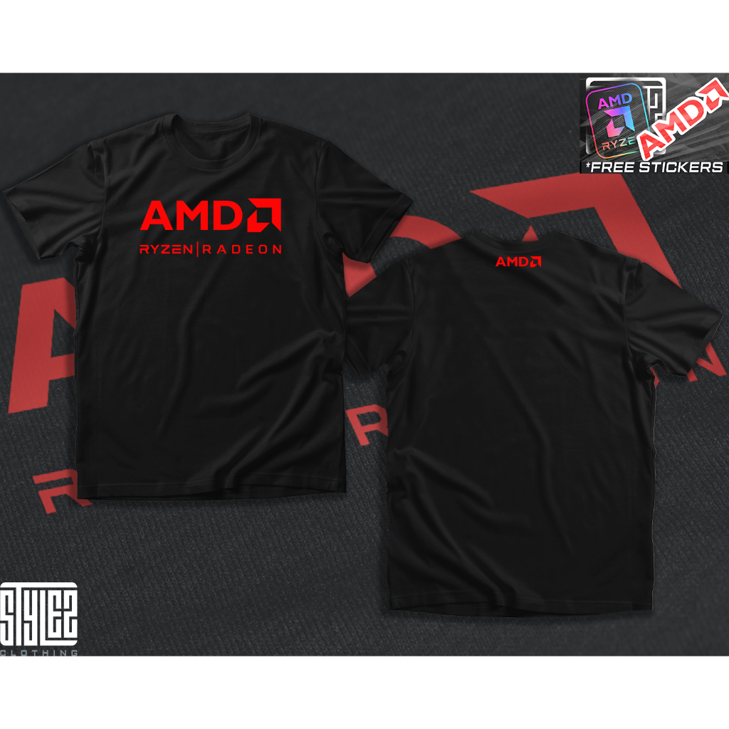 AMD RYZEN RADEON PCMR T-SHIRT | Shopee Philippines