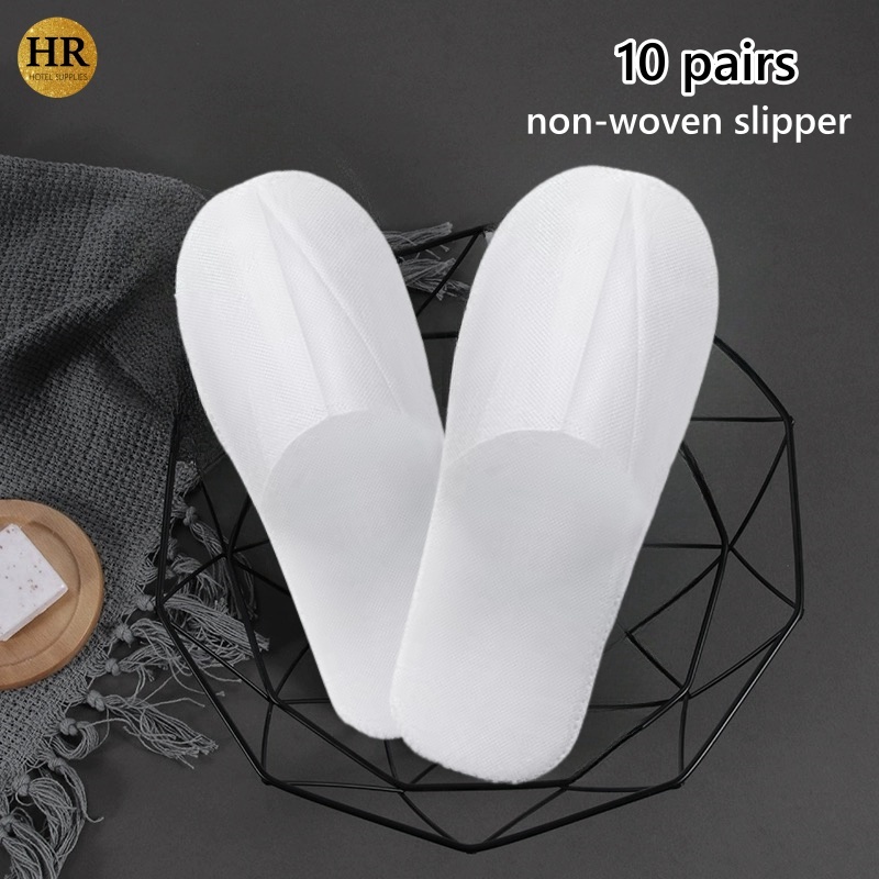 Degradable THIN Disposable House Slippers Hotel Slippers Comfortable ...