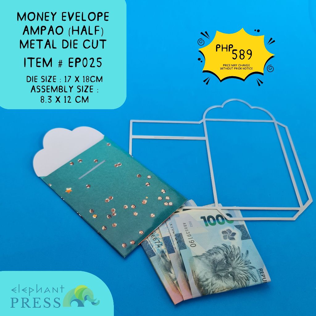 (READY STOCK) *EP025* MONEY ENVELOPE HALF ELEPHANT PRESS | Shopee ...