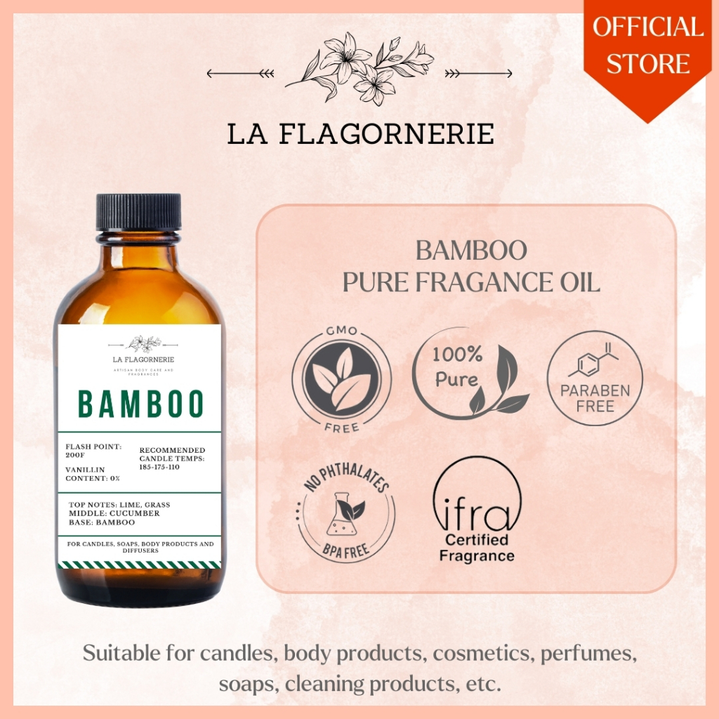Fresh Bamboo Fragrance Oil [For candles, soaps, diffusers, humidifiers ...
