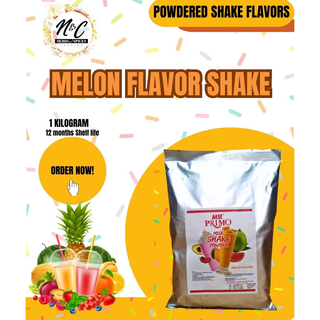 Melon Flavor Shake 100g 250g 500g 1kg | Shopee Philippines