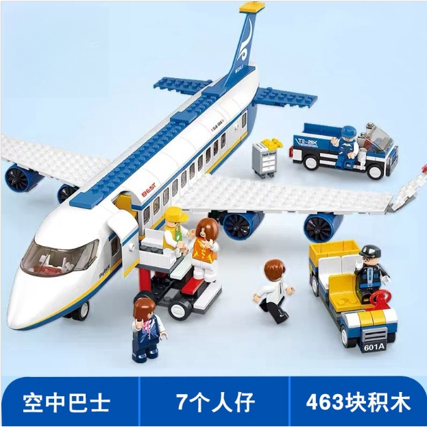 0366 AirBus Model Airplane Block Sets DIY Brick Classic 463 PCS ...
