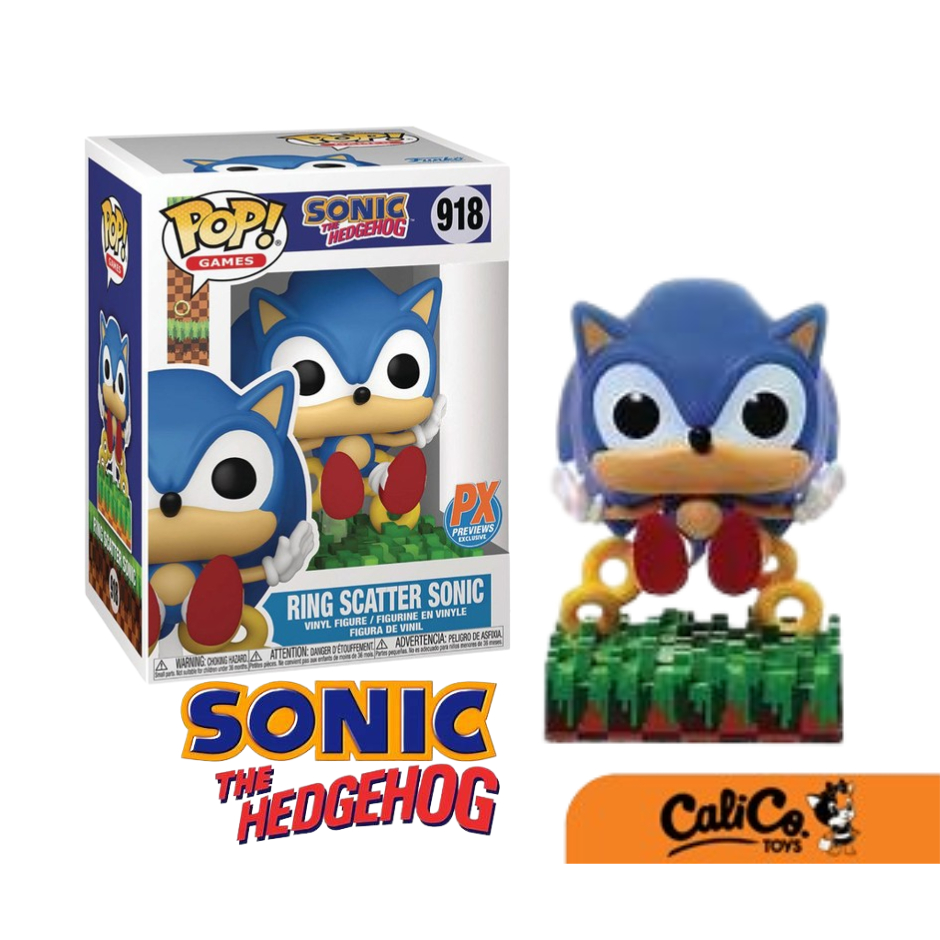 Funko POP! Games: Sonic the Hedgehog - Ring Scatter Sonic (Previews ...