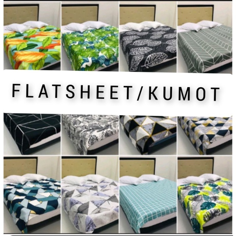 Flat Sheet/Kumot, 100% Canadian Cotton | Shopee Philippines