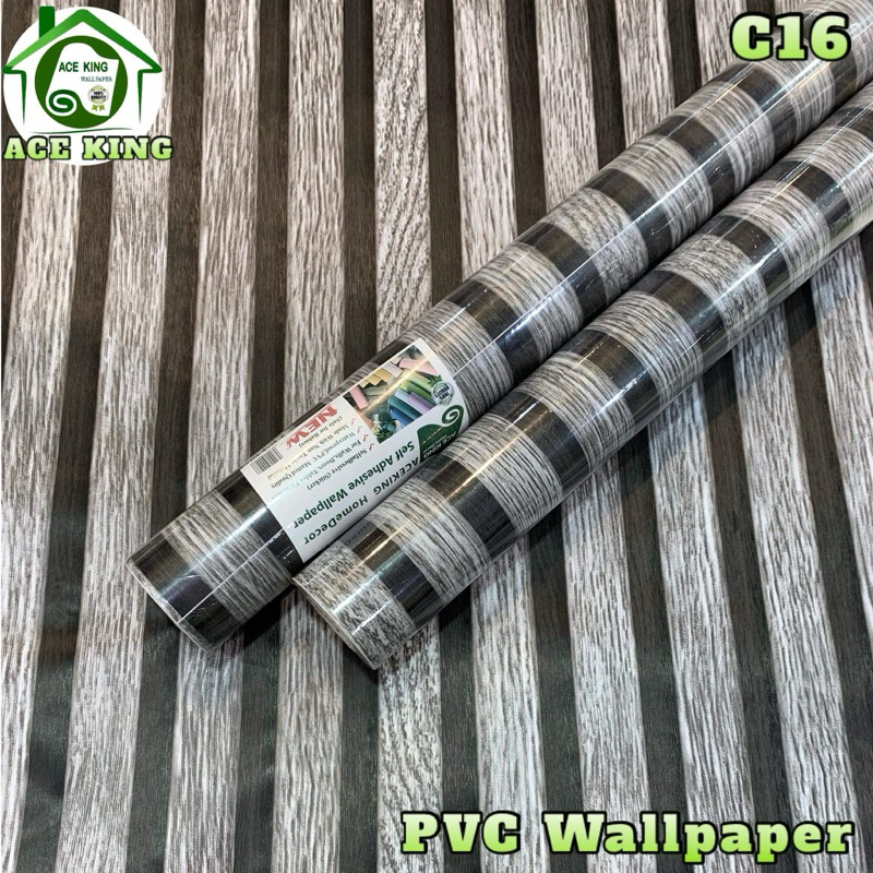 Aceking C15 Brown Wood Cladding Wall sticker Waterproof Selfadhesive ...