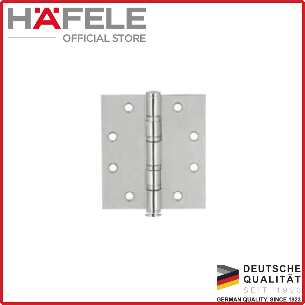 Hafele Butt Hinge Fixed Pin 4.5"x4"- 4BB (Sold per Piece) | Shopee ...