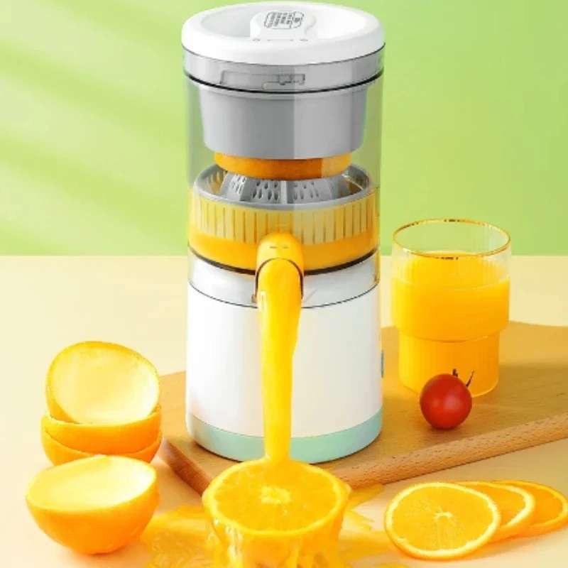 USB Rechargeable Portable Electric Juicer Quick Juice No Residue Fruit Orange Lemon Blender ...
