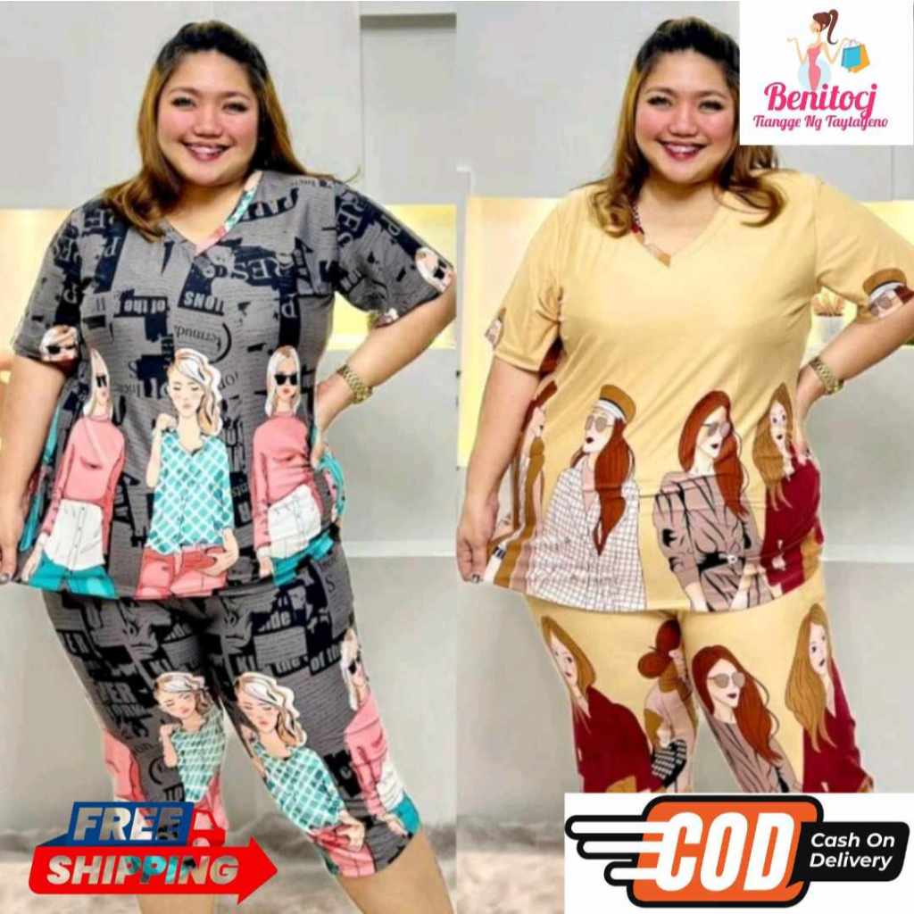 Plus Size TERNO SQUAREPANTS Bangkok Style Inspired TAOPrint Cotton ...