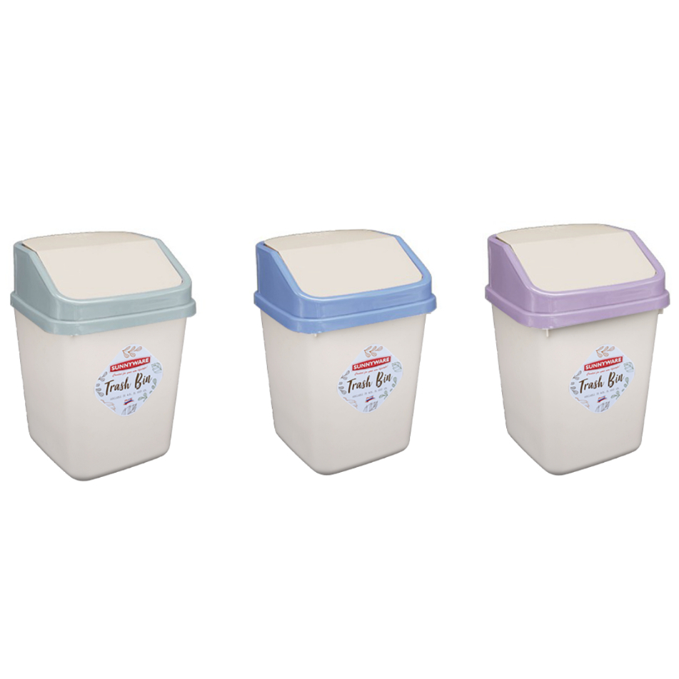 Emart Sunnyware Aesthetic Mini Trash Bin 4.8L Waste Bin / Trash Can ...