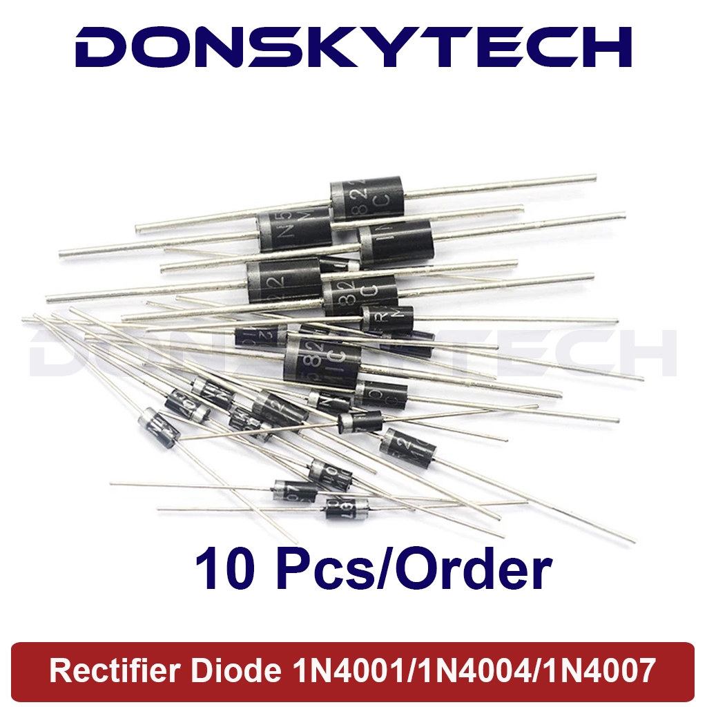 Rectifier Diodes 1N4001 1N4004 1N4007 DO-41 Package - 10 Pcs per set ...