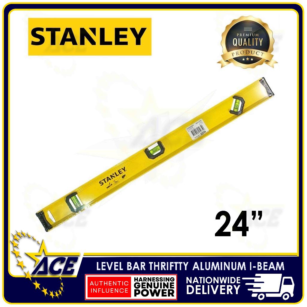 Stanley Level Bar Thrifty Aluminum I-Beam Level 24" (42-074) | Shopee ...