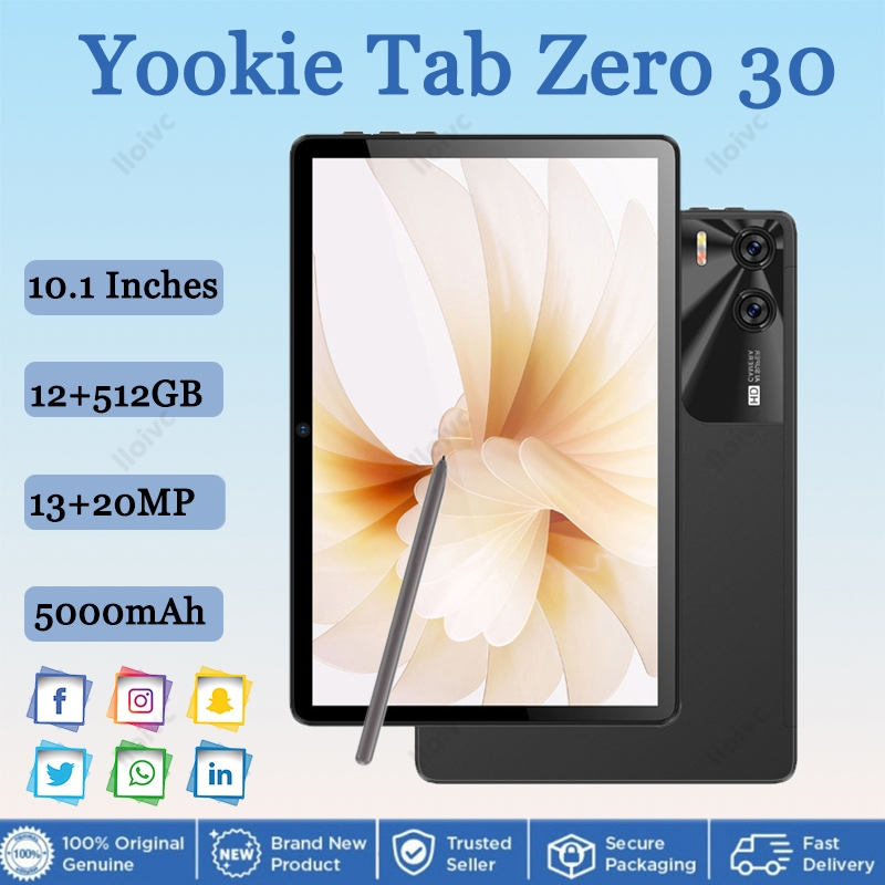 Tab zero 30 Lite 5G 10 inch 12GB+512GB Gaming Tablet Original 2024 ...